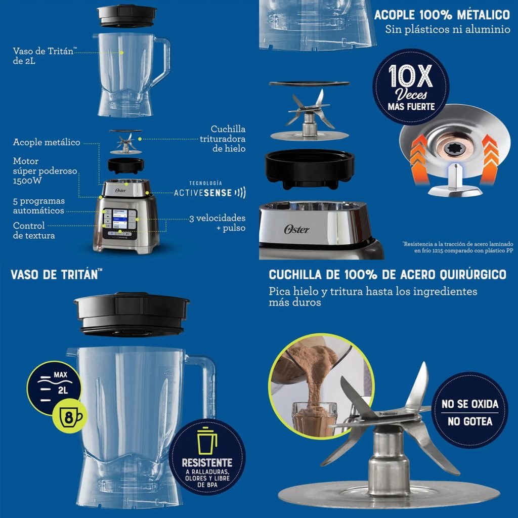 Licuadora Oster Xpert Con Tecnología Active Sense – Qualify